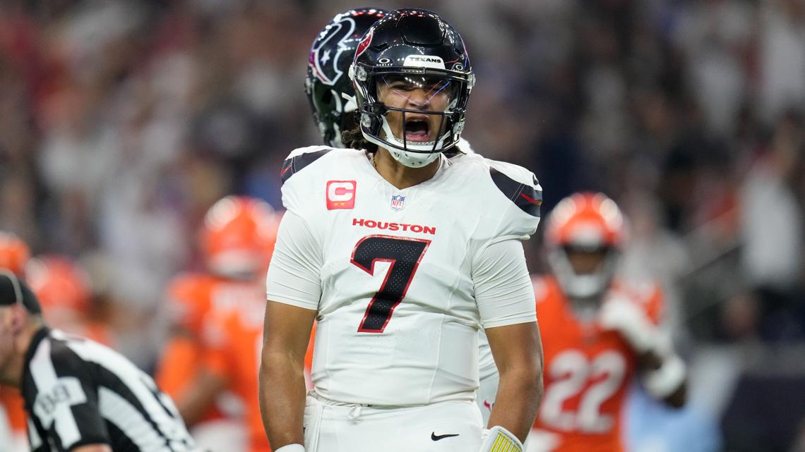 CJ Stroud on the postgame handshake with Caleb Williams that's getting ... CJ Stroud on the postgame handshake with Caleb Williams that's getting ...