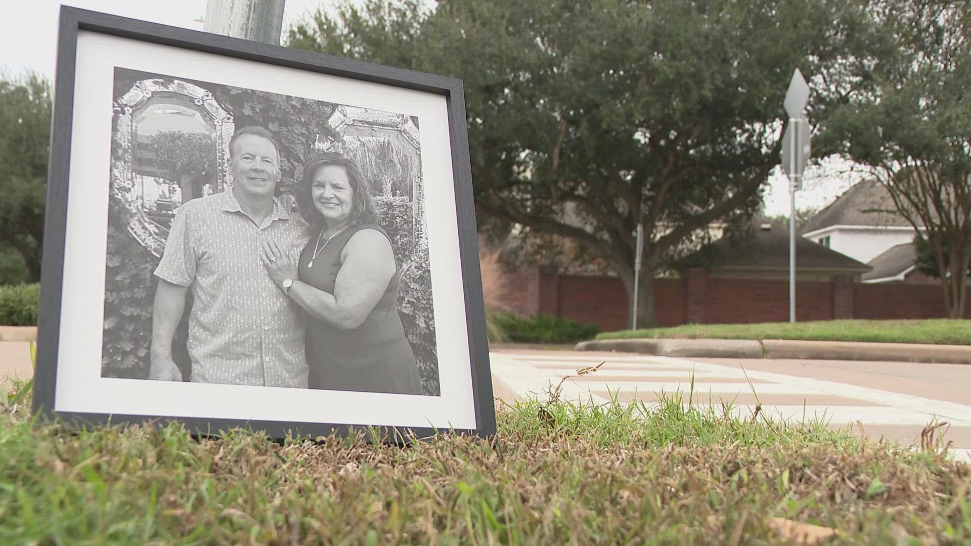 Sugar Land widow takes first step across crosswalk that changed her ...