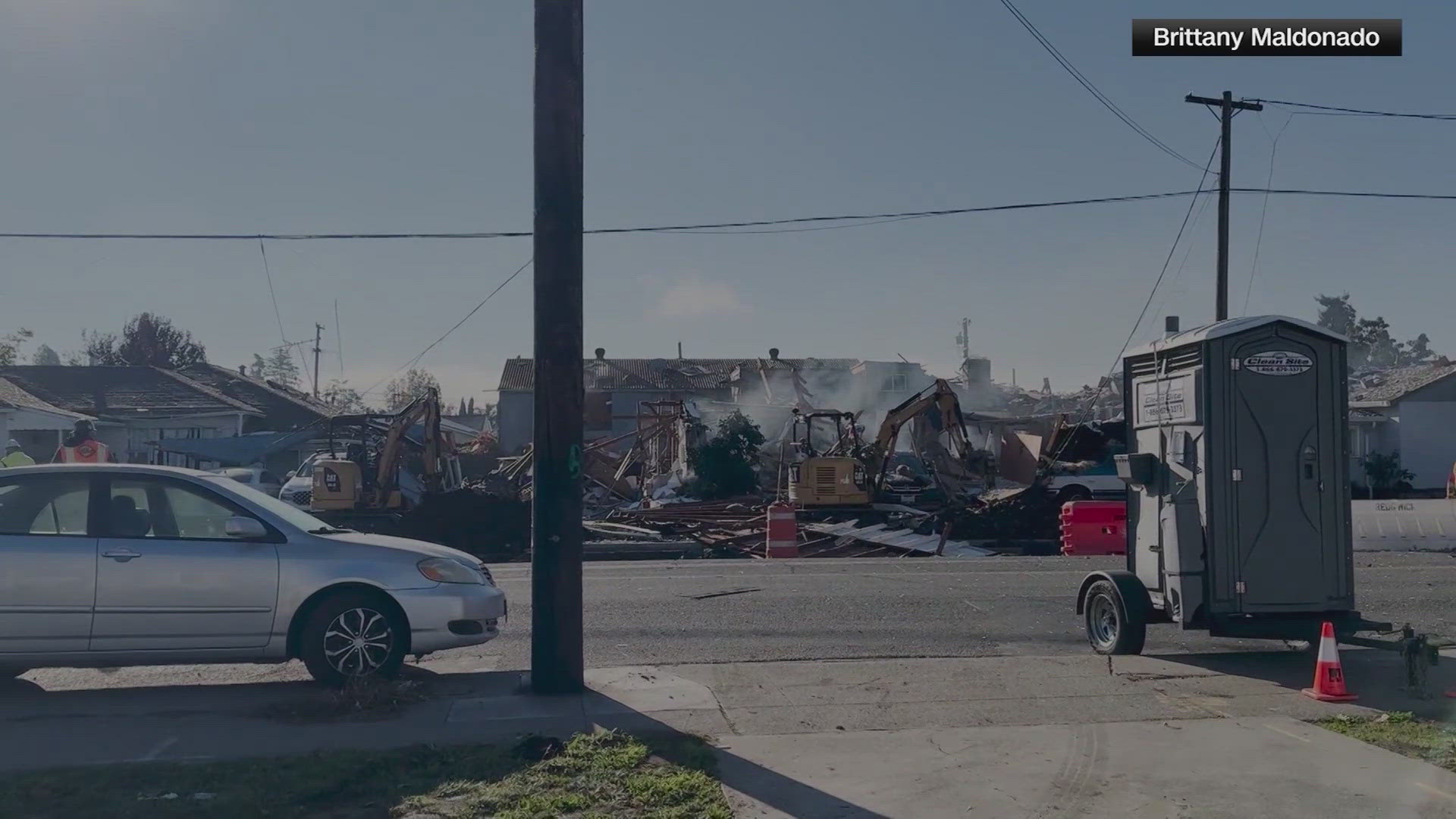 Doorbell camera catches moment house explodes in California | khou.com