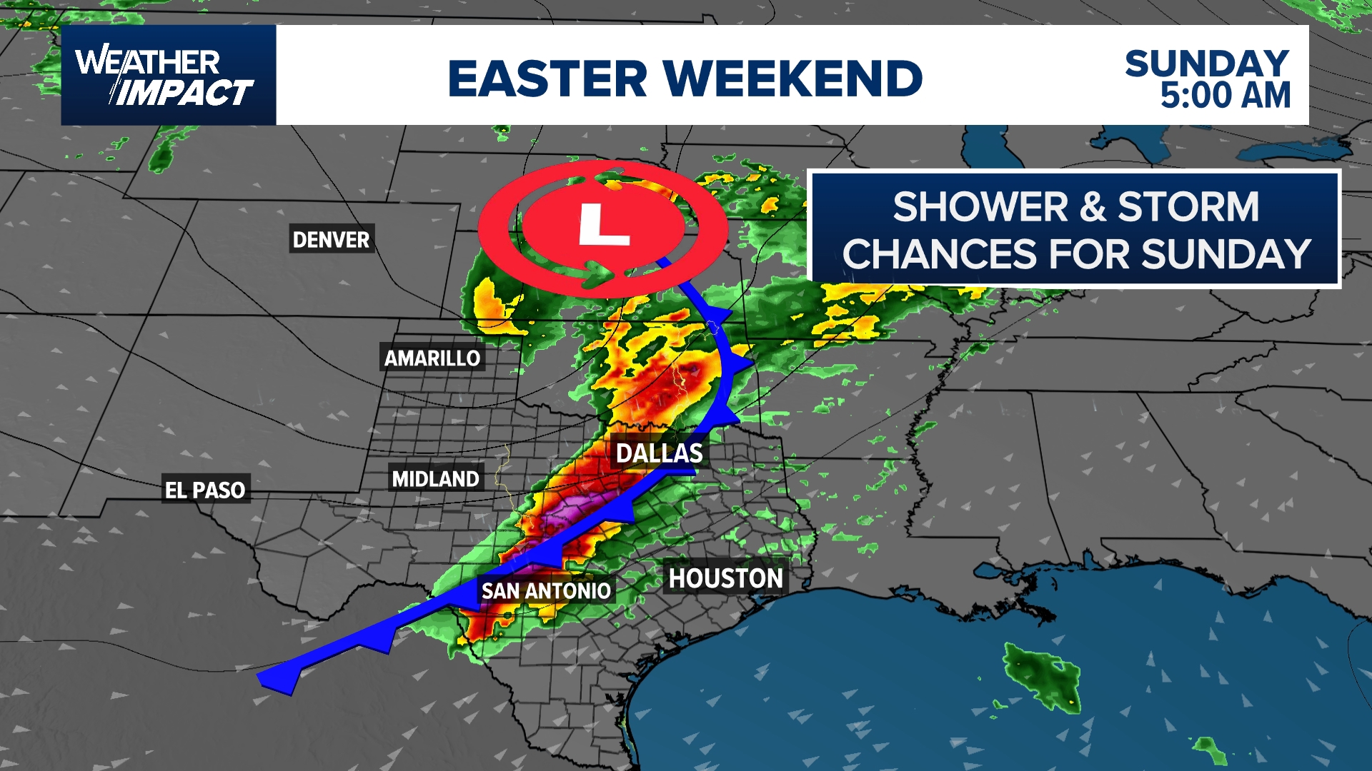 Storms threaten Texas over Easter weekend | khou.com