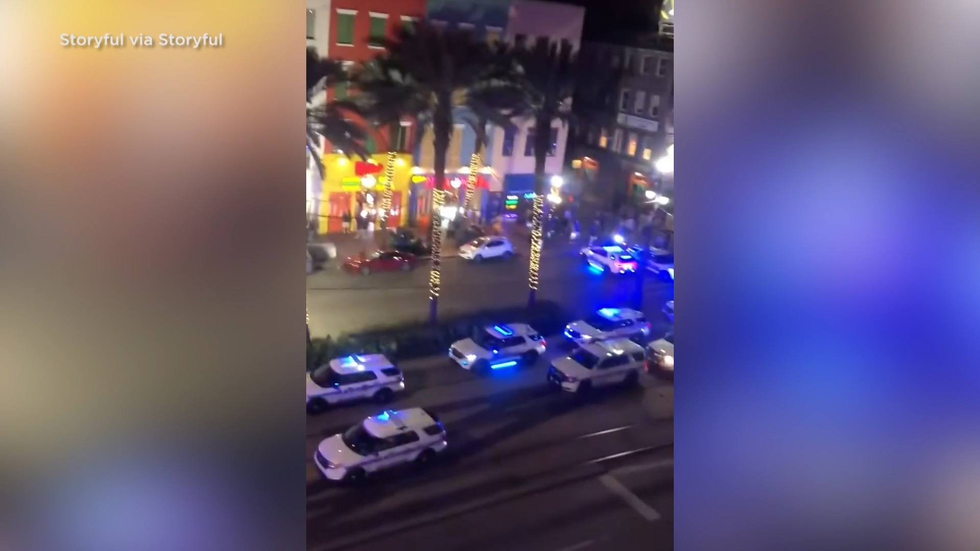 Police, first responders line the streets after deadly Bourbon Street ...