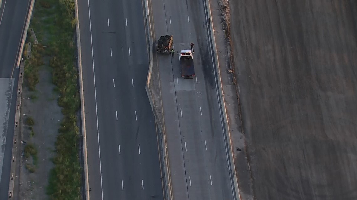 I-45 Gulf Freeway shut down in Galveston County | Houston traffic ...