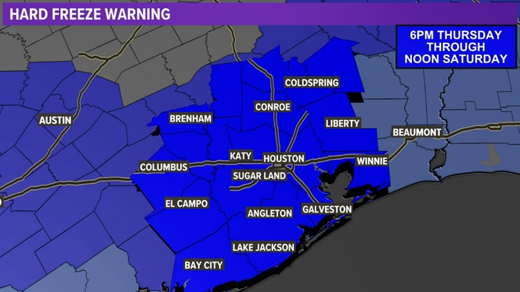 Hard freeze Houston: Latest updates on the arctic blast | khou.com