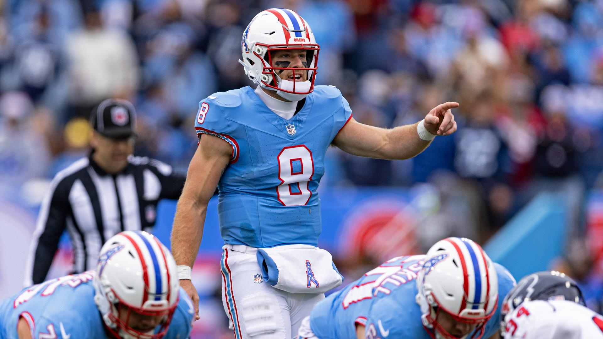 Tennessee Titans to wear Oilers uniforms against Houston Texans Sunday ...