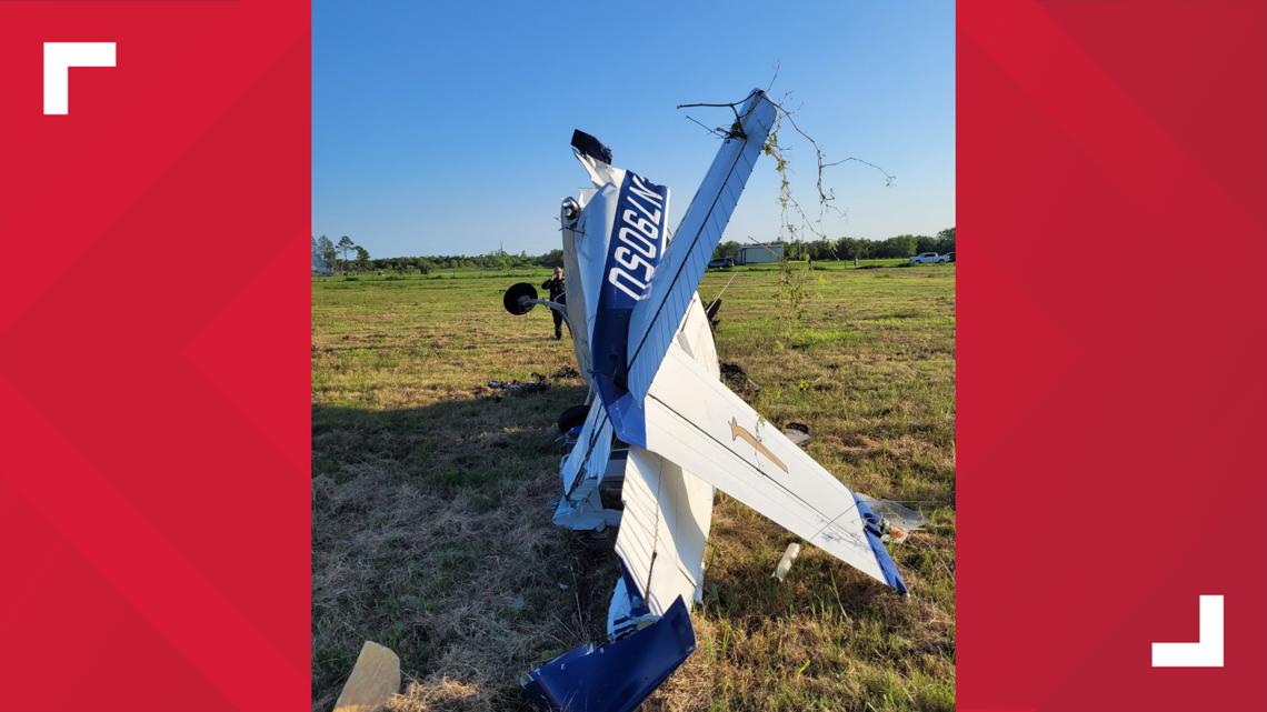 Deadly plane crash in Brazoria County, Texas | khou.com
