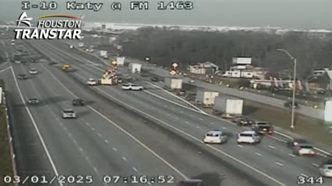 Katy Freeway headed west reopens at FM 1463 | khou.com
