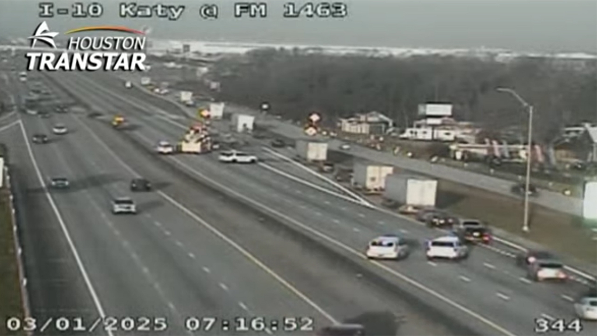 Katy Freeway headed west reopens at FM 1463 | khou.com