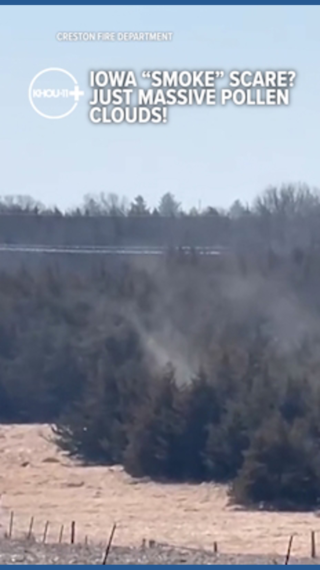 Iowa “smoke” scare turns out to be massive pollen clouds | khou.com