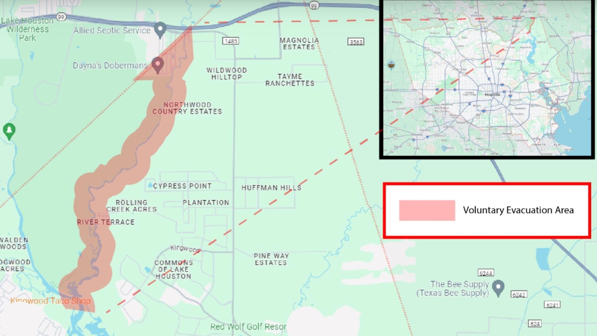 Houston and Texas flooding: Water rising expected rain Sunday | khou.com