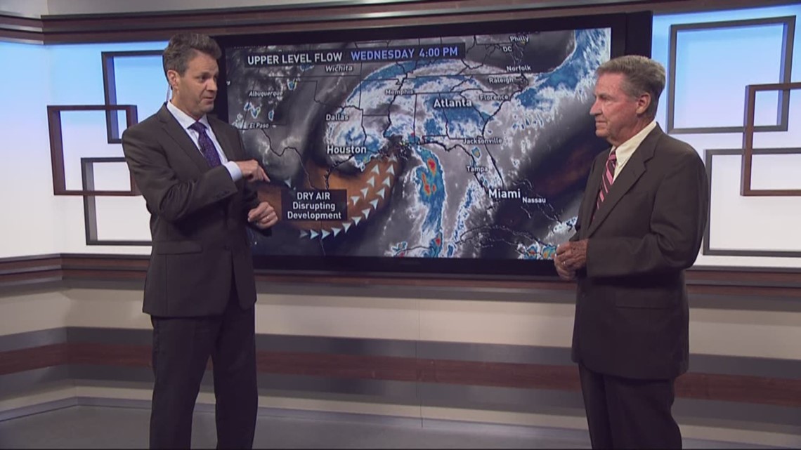 Dr. Neil Frank, Chief Meteorologist David Paul forecast Tropical Storm ...