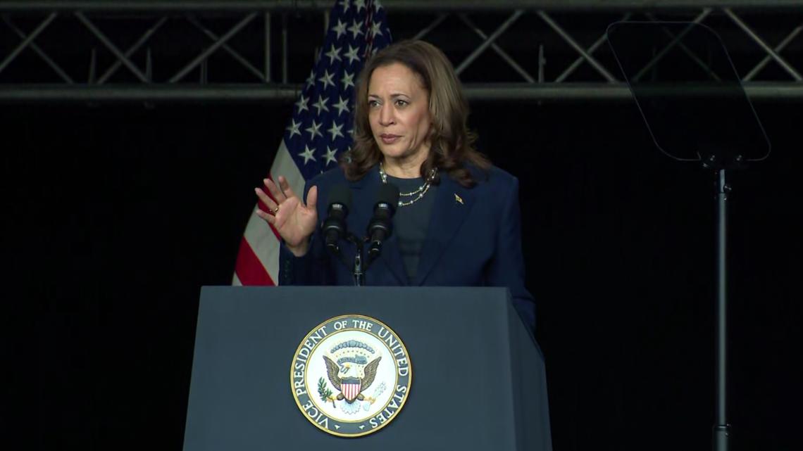 Kamala Harris responds to Donald Trump's NABJ comments | khou.com