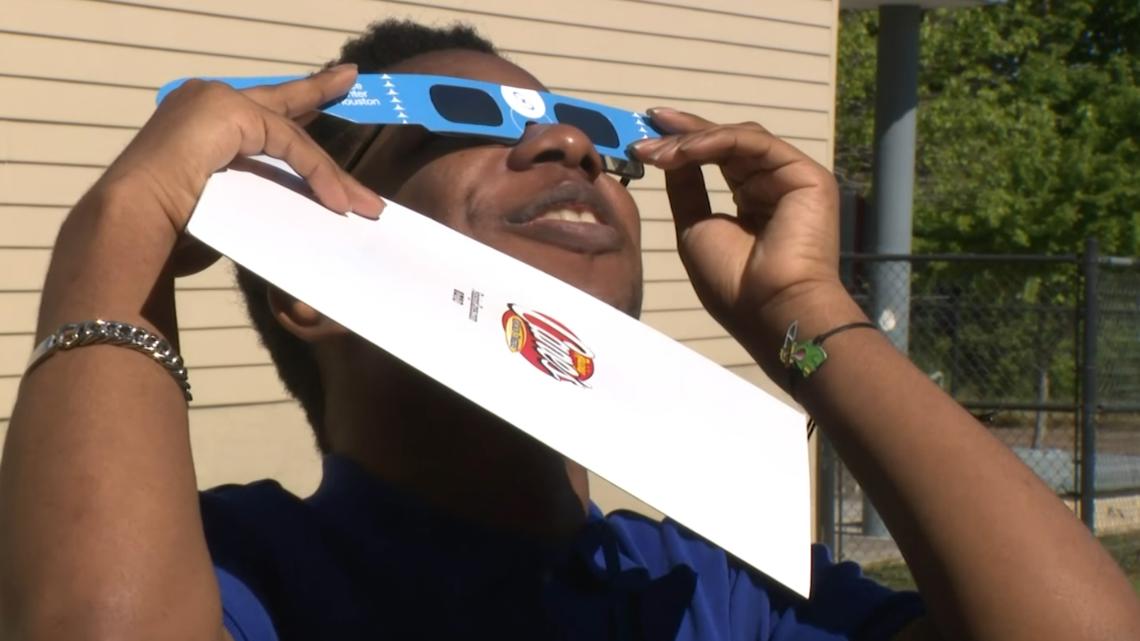 Space Center Houston handing out eclipse boxes to students | khou.com