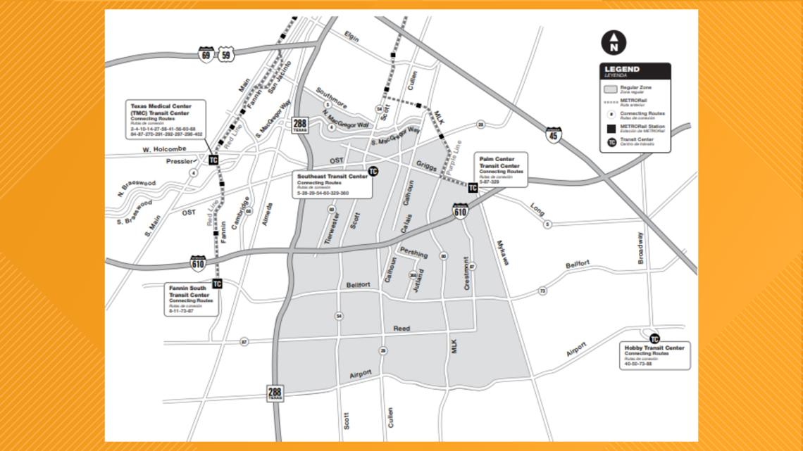 Houston METRO adds curb2curb zones | khou.com
