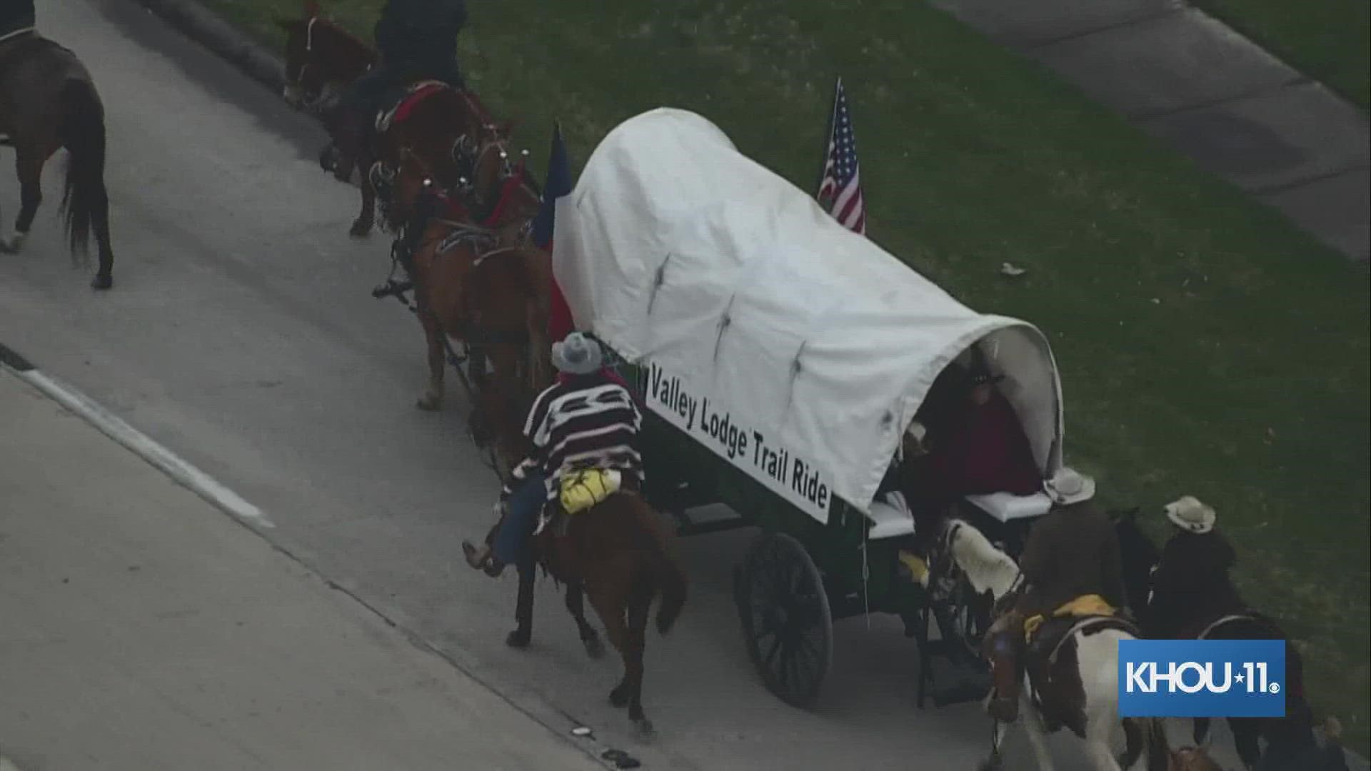 Trail riders to arrive at Memorial Park today | khou.com