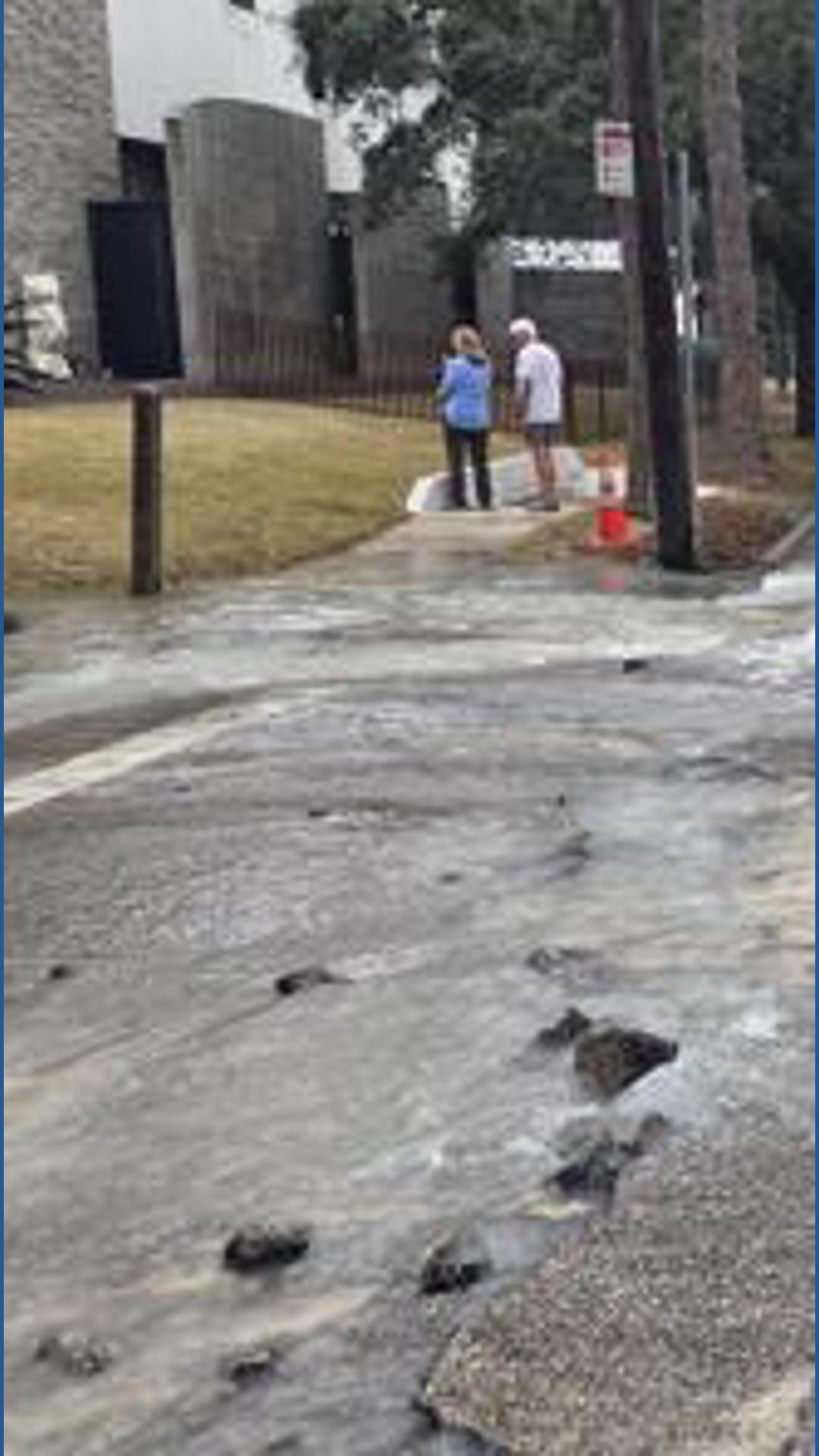 Water main break closes part of Bissonnet Street | khou.com