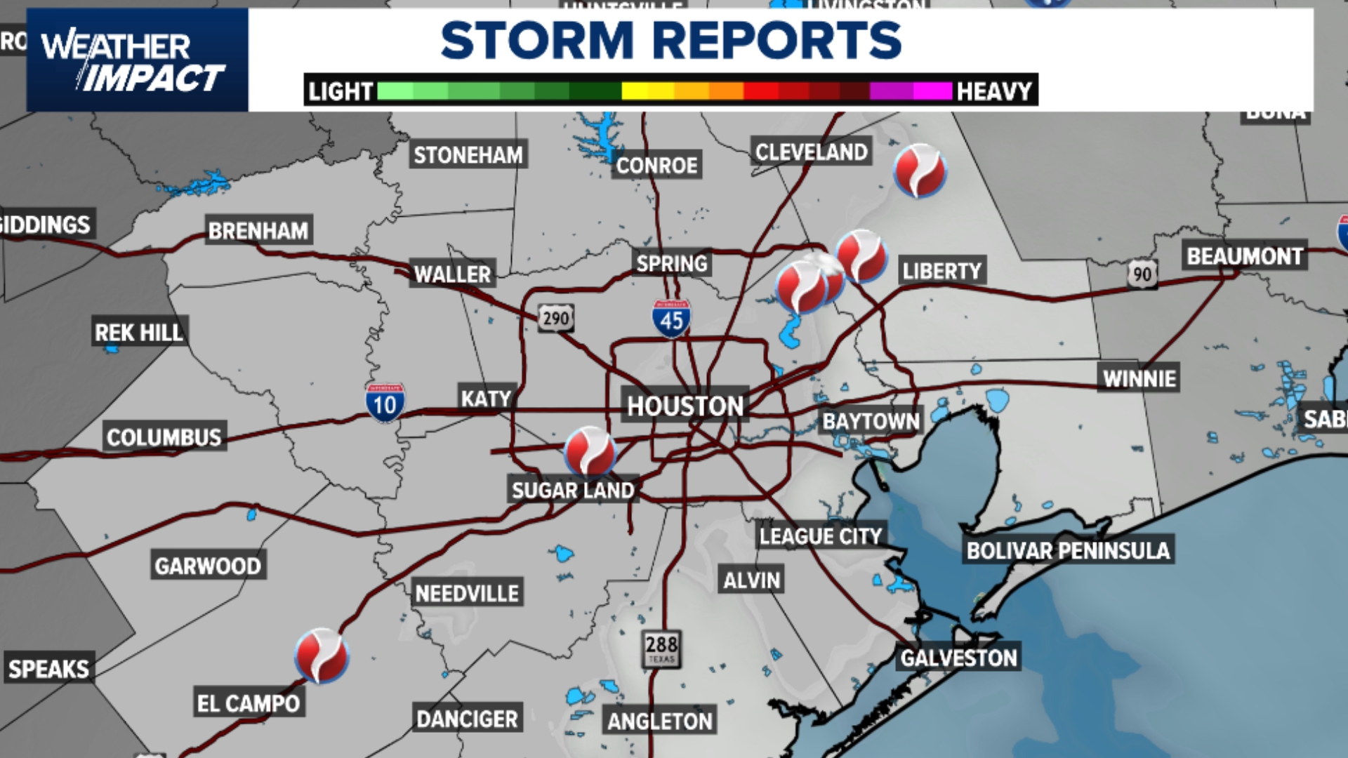 Tornado touches down in southwest Houston, National Weather Service ...