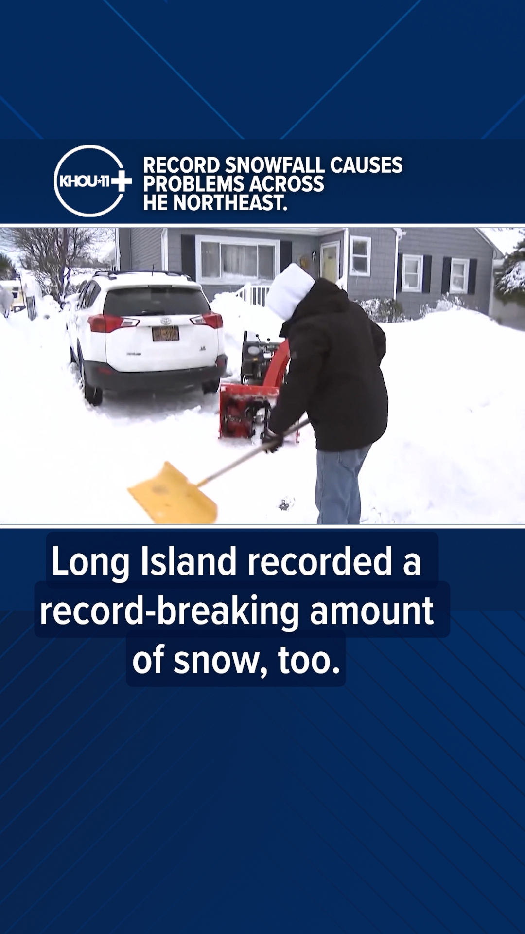 Record snowfall causes problems across the Northeast | khou.com