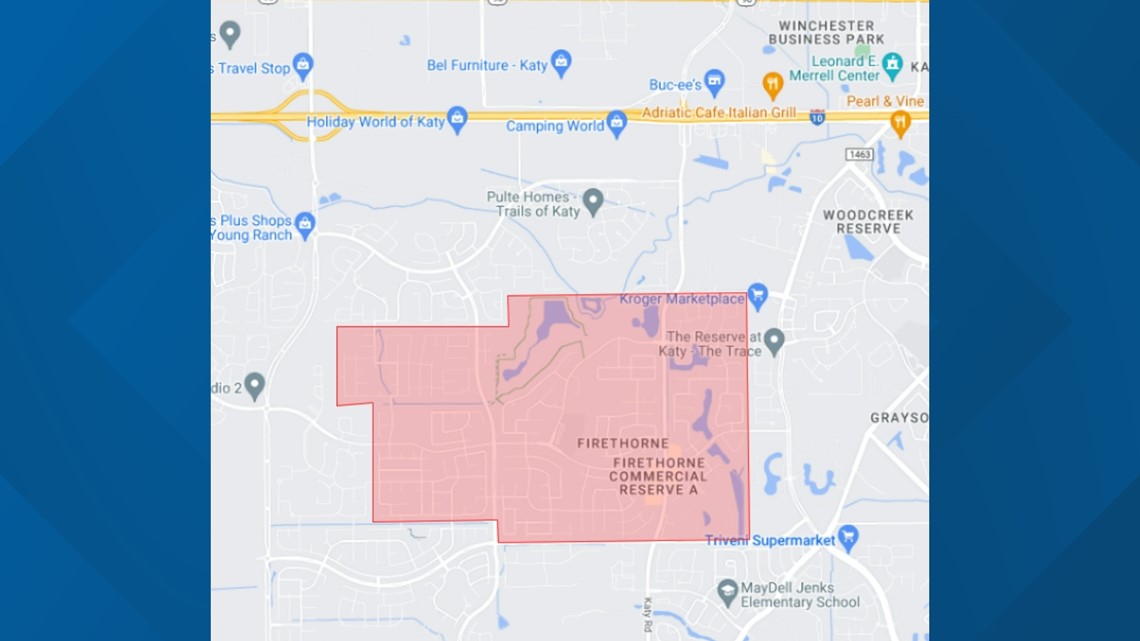 Boil water notice issued for Firethrone residents near Katy | khou.com