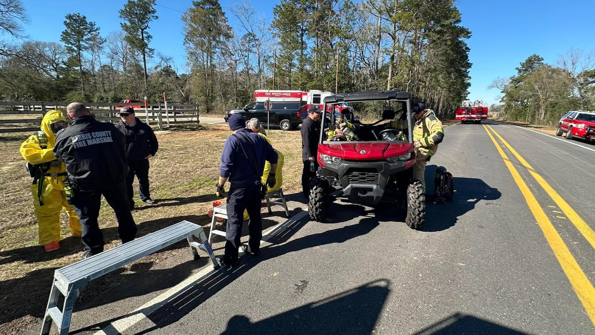Hazmat spill shuts down FM 1725 at FM 3081 in San Jacinto County, TxDOT ...