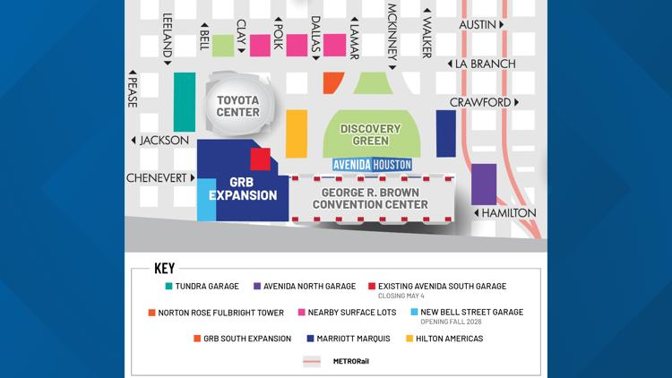 Skybridge near George R. Brown Convention Center to be removed today ...