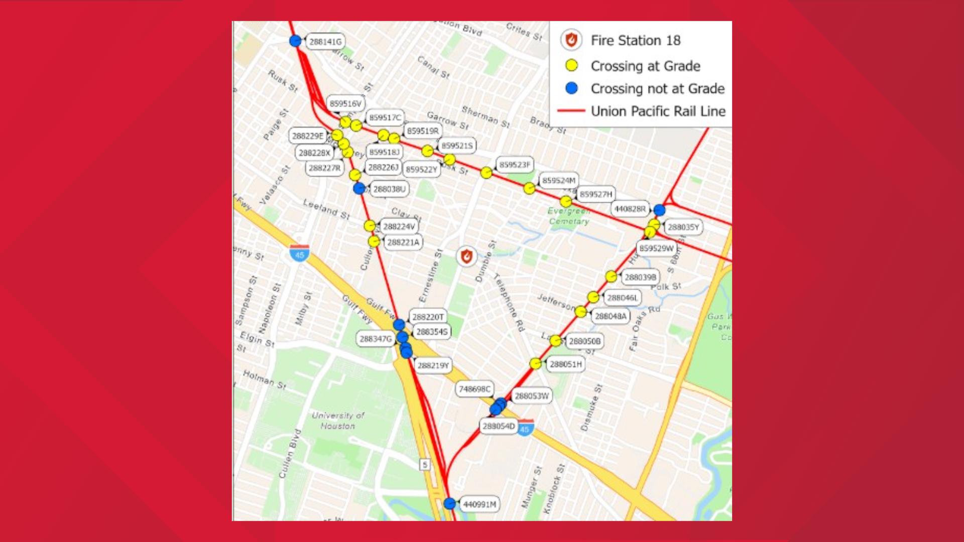 Grant will study dangerous Houston railroad crossings | khou.com