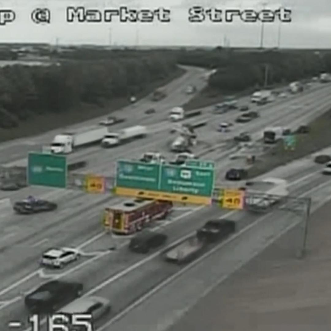 I-610 East Loop headed north at I-10 reopens after tanker crash | khou.com