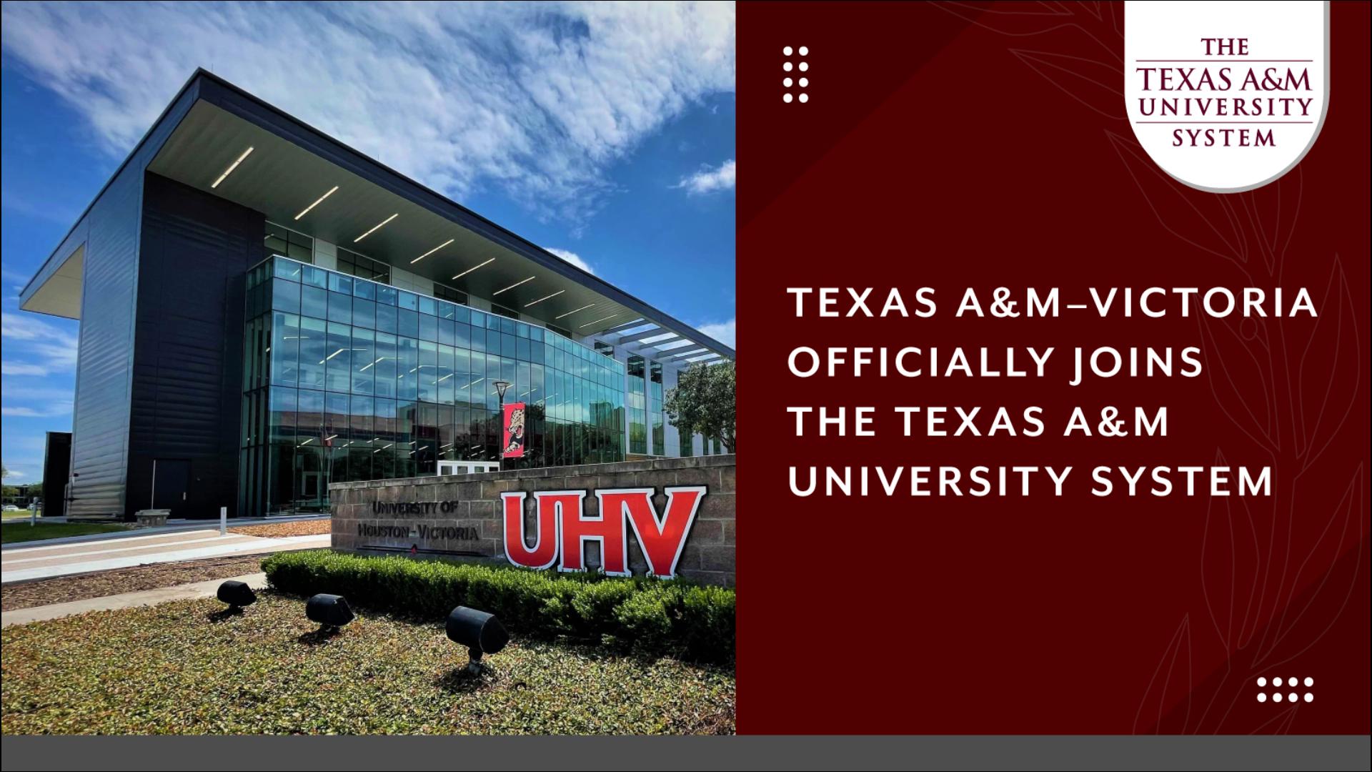 University of Houston-Victoria to become Texas A&M–Victoria this fall ...