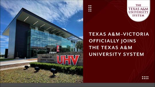 University of Houston-Victoria to become Texas A&M–Victoria this fall | khou.com