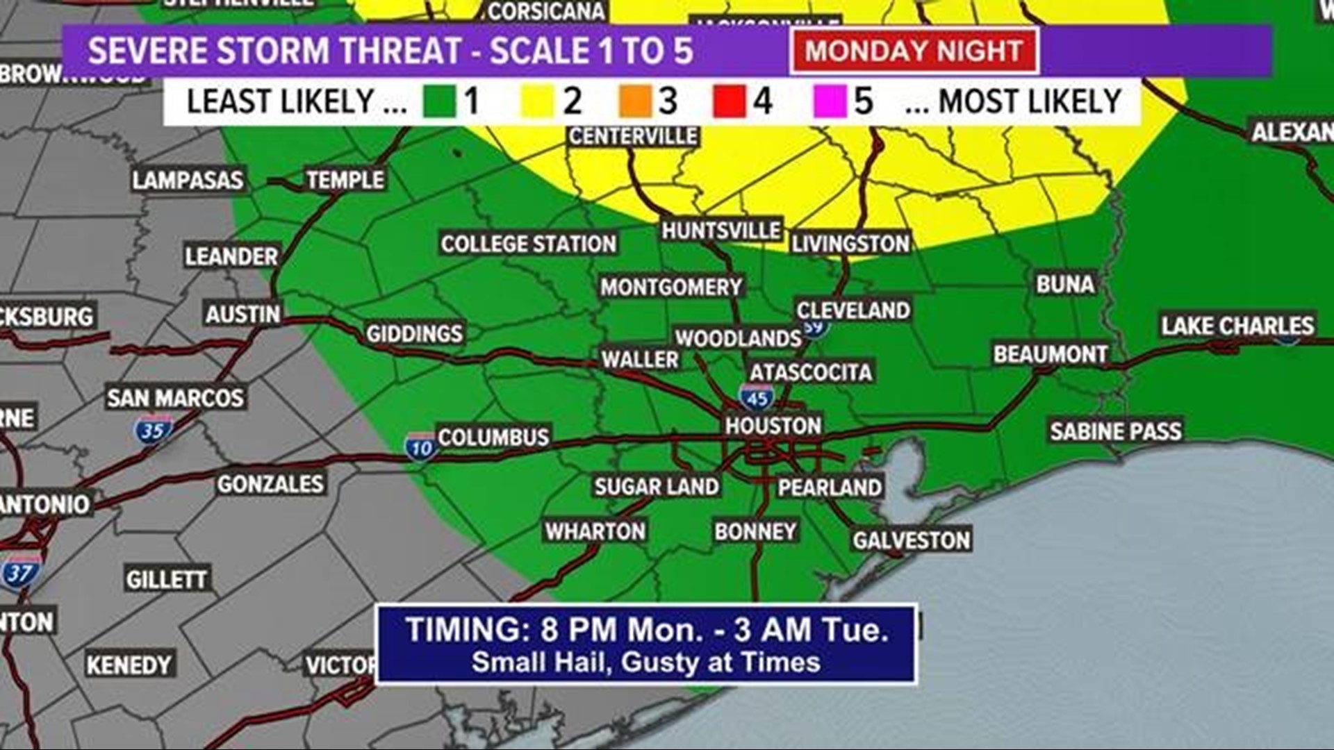 Houston cold front timeline | khou.com