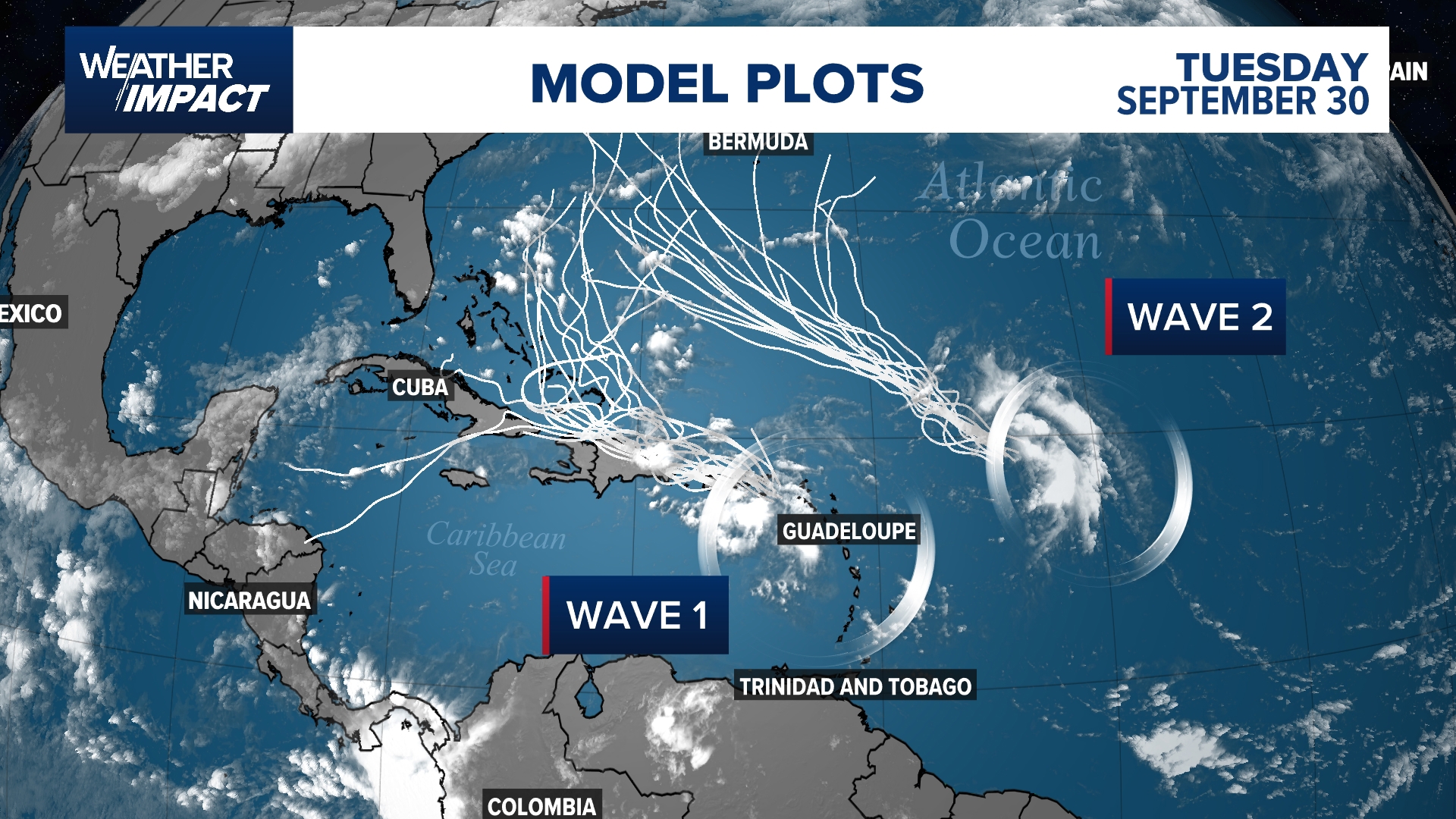 Tropical update: Tracking Hurricane Gabrielle and two waves in the ...