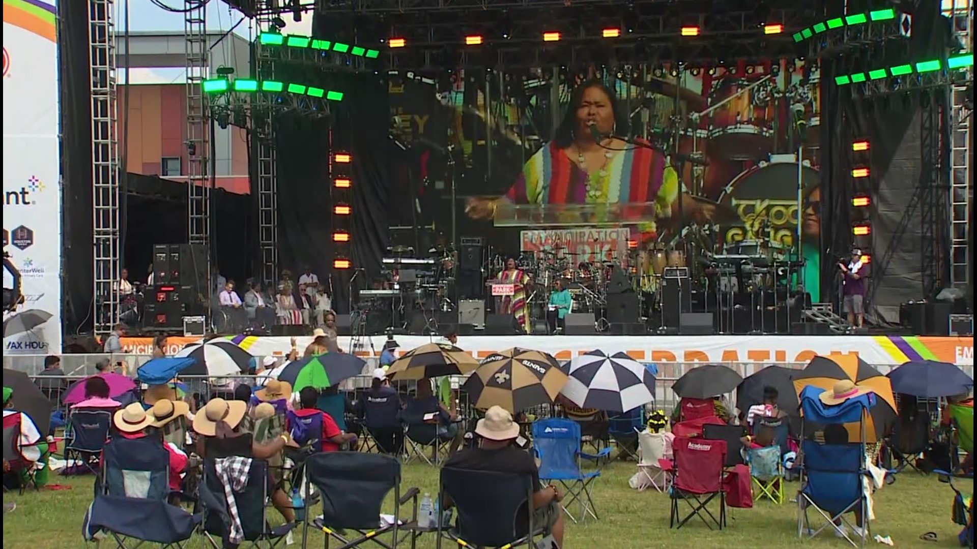 Juneteenth concert lineup at Emancipation Park in Houston | khou.com