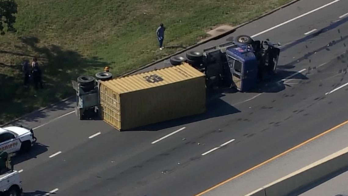 Crash causes I-10 eastbound to be shut down in Channelview area | khou.com