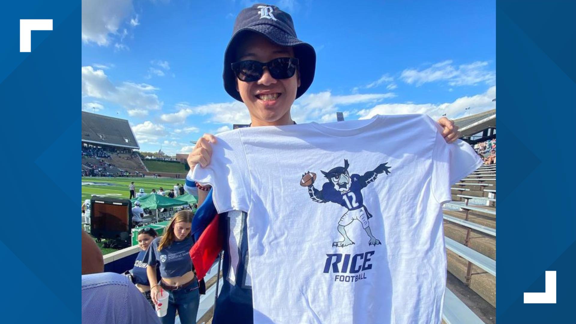 Meet the Rice University superfan who just got the surprise of a ...