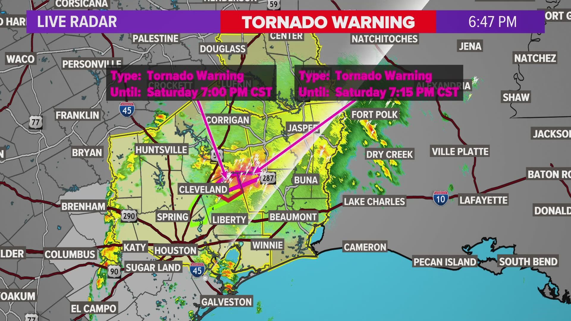 Meteorologist Kim Castro's coverage of the tornado watches and warnings ...