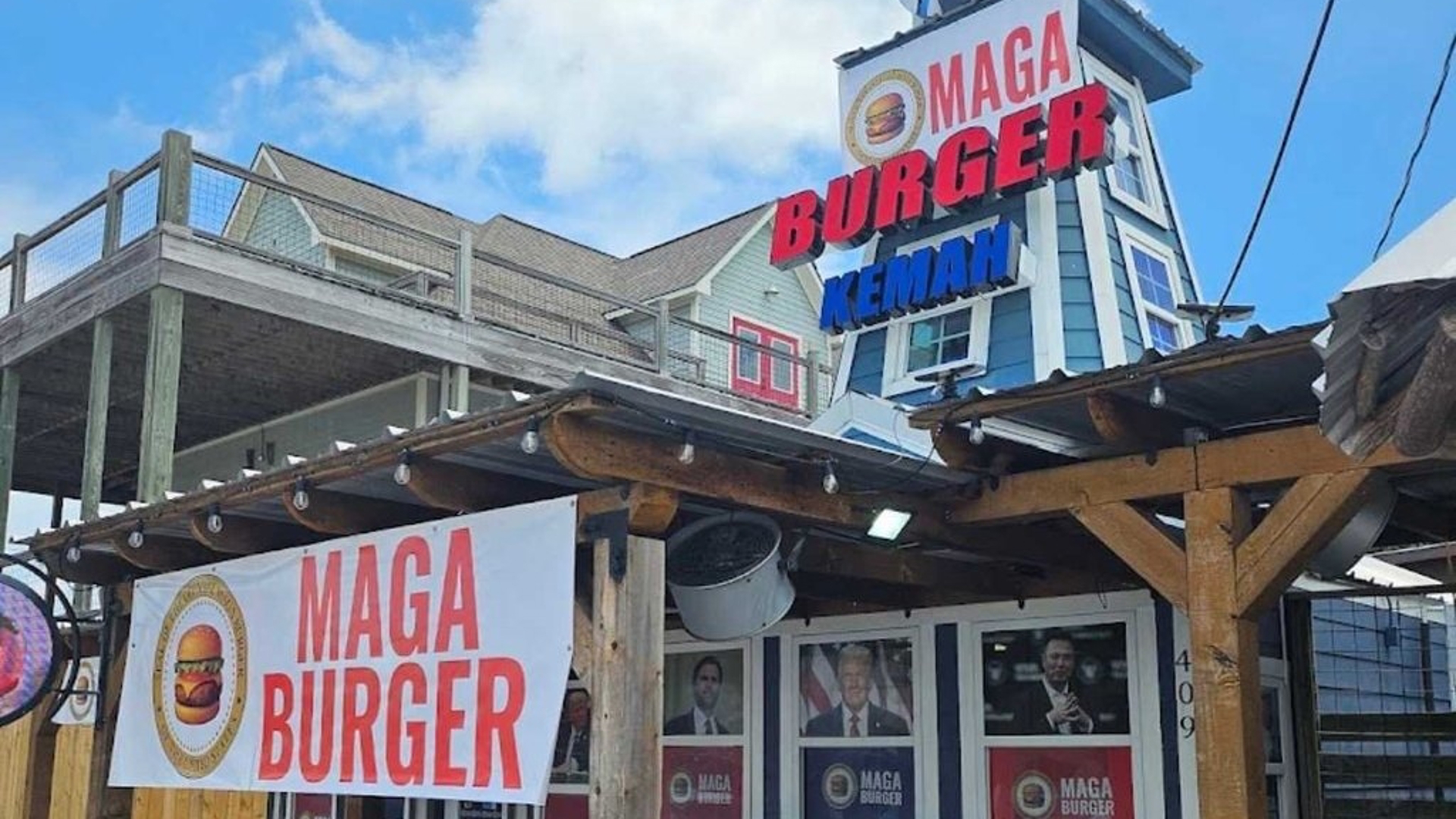 Trump-themed burger spot in Kemah faces lawsuit from landlord | khou.com