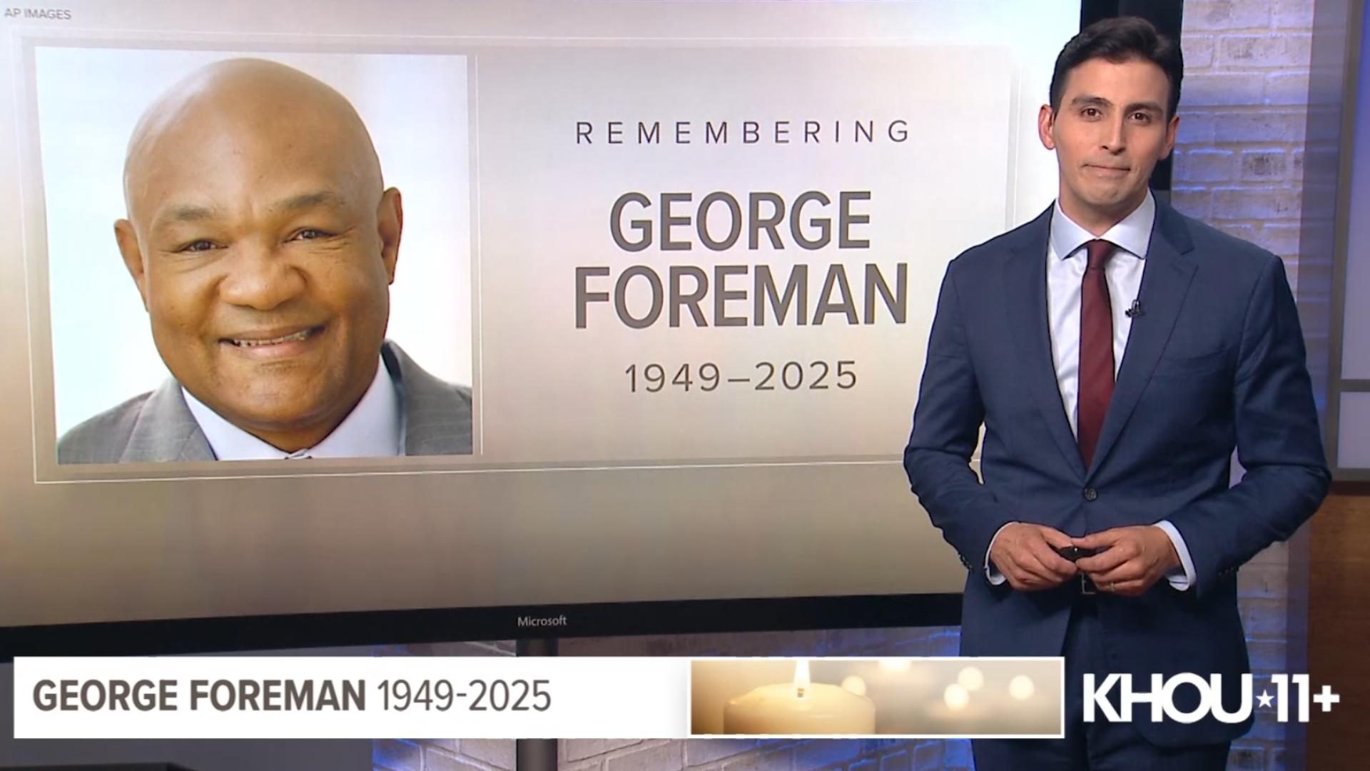 Houston to Honor Boxing Legend George Foreman at Wortham Center | khou.com