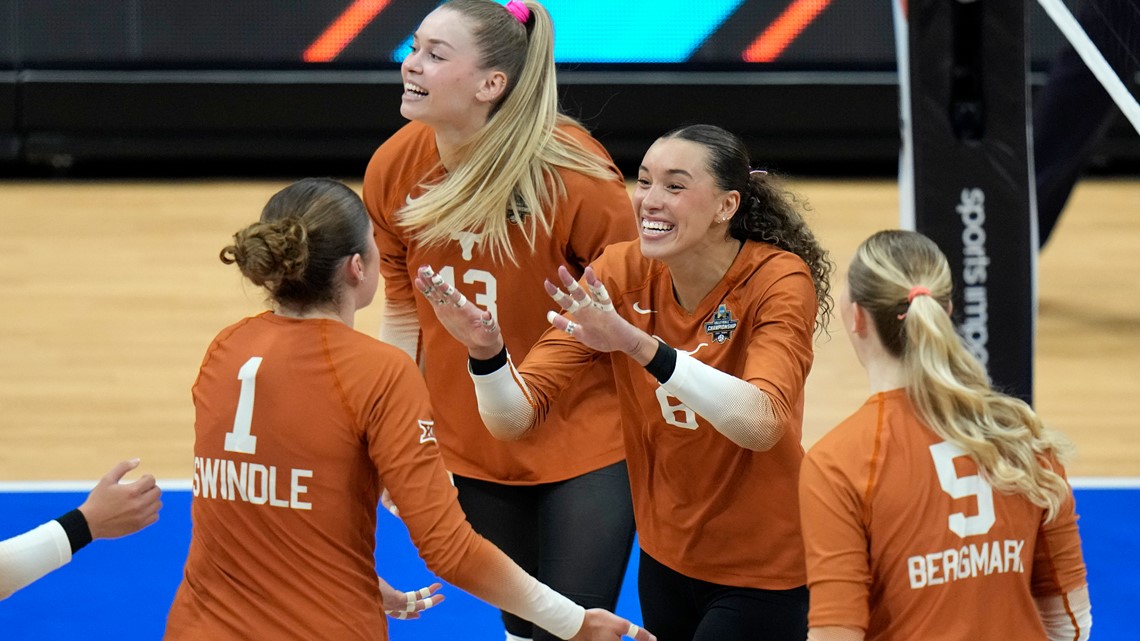 Texas volleyball national championship: UT sweeps Nebraska | khou.com