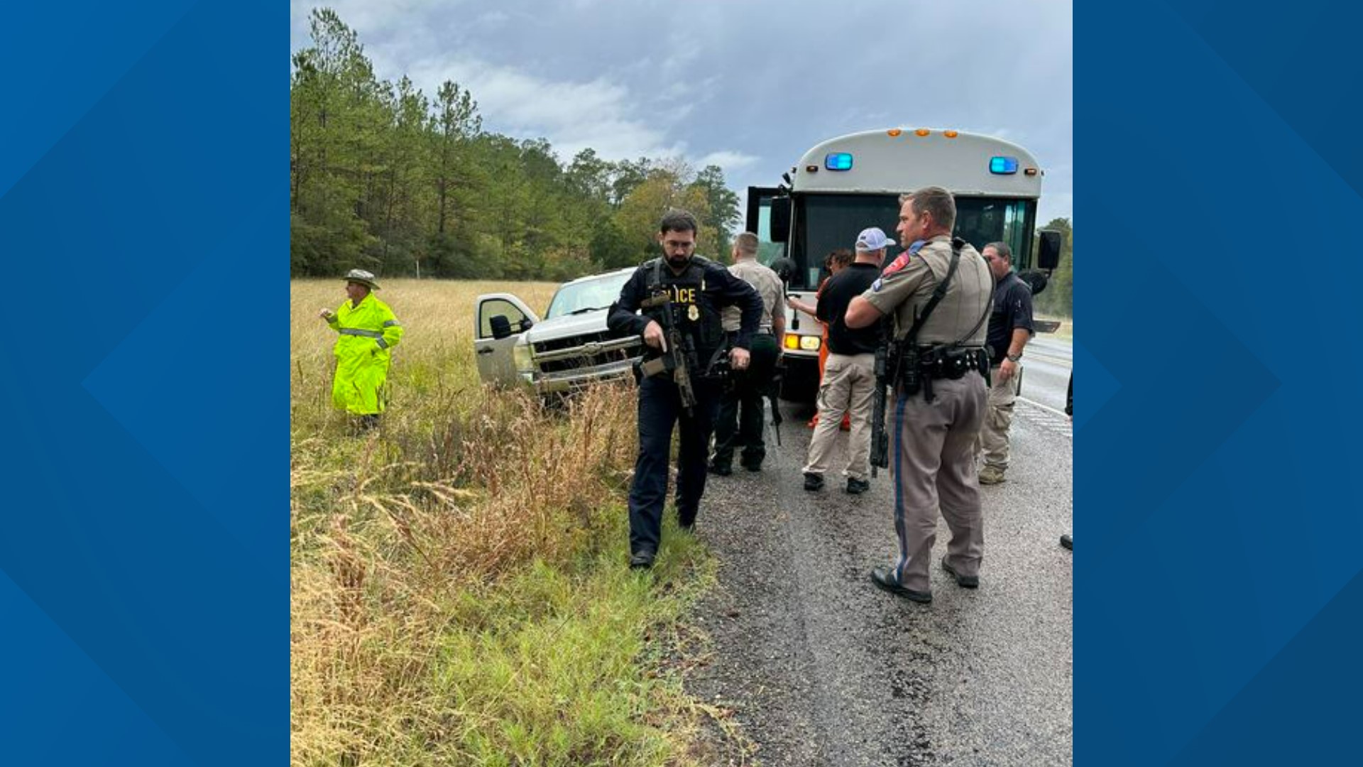 Inmates escape transport bus in Polk County | khou.com