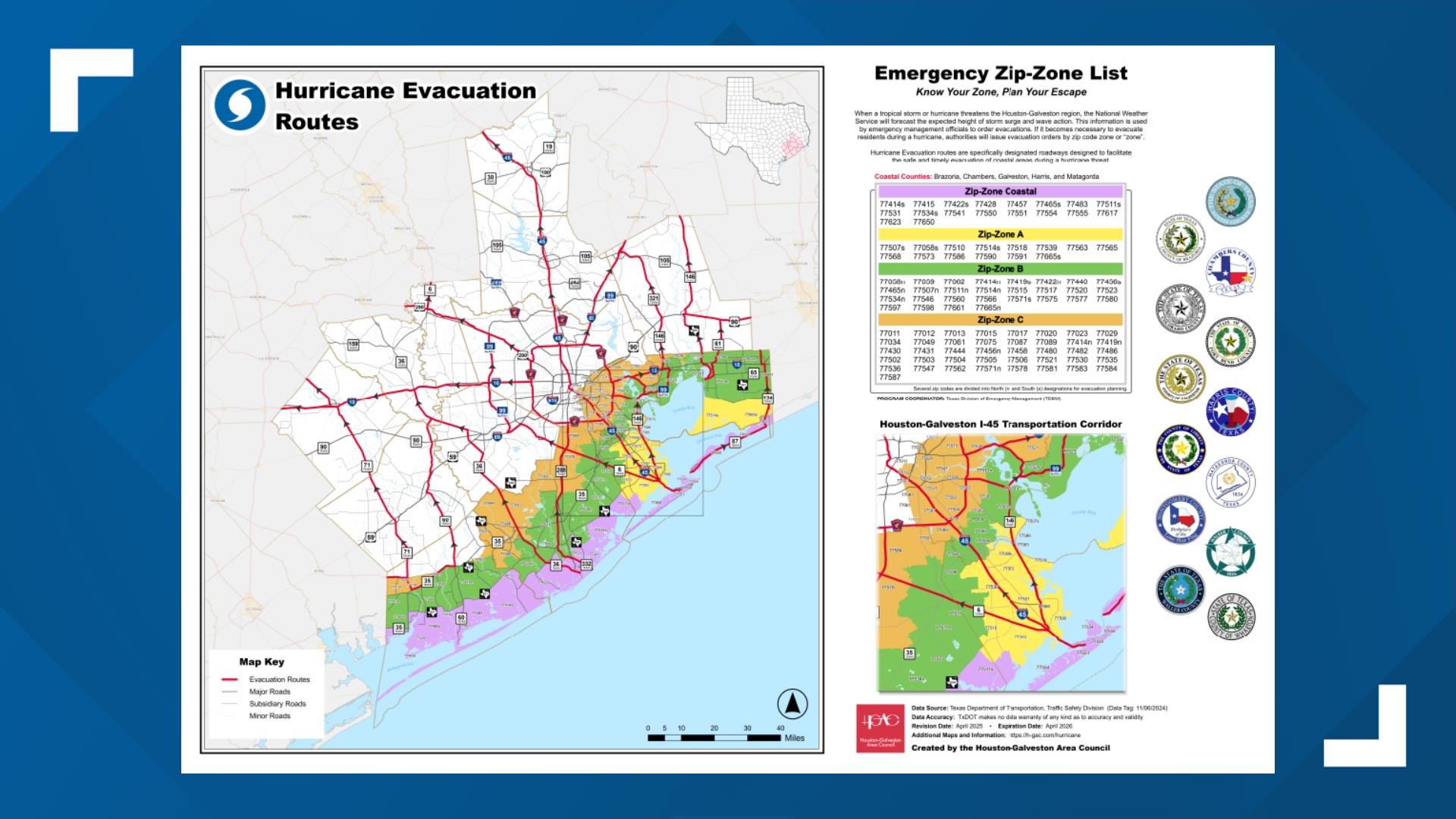 Hurricane Season 2025: Evacuation routes, supply list and more | khou.com