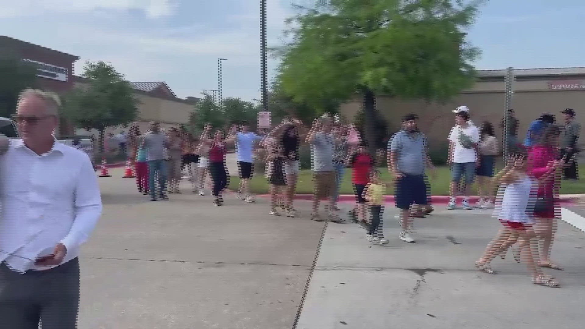 Texas mall shooting: Shoppers exit Allen Premium Outlets with hands up ...