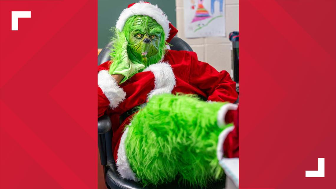 Photos: Grinch arrested near Houston by Spring ISD police | khou.com