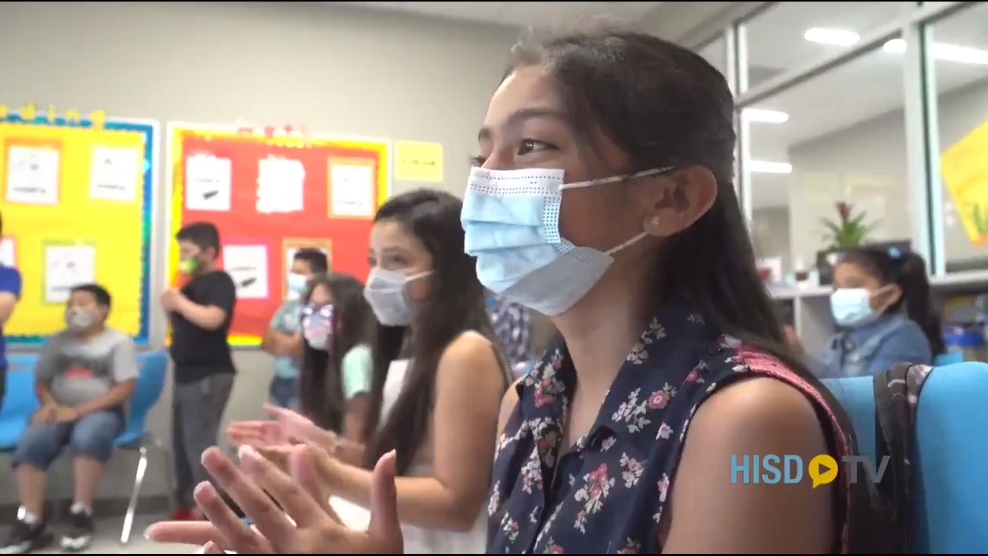 Scarborough Elementary 3rd grade class gets perfect attendance | khou.com