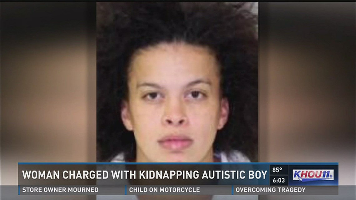Woman charged with kidnapping autistic boy | khou.com
