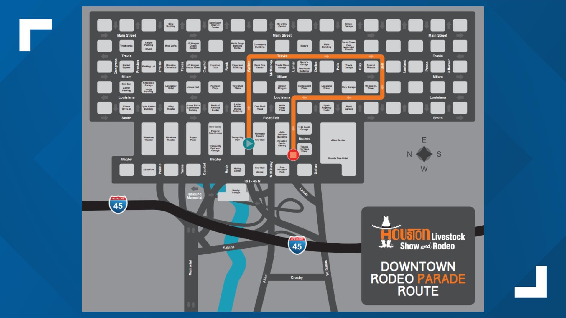 RodeoHouston parade route, street closures and schedule | khou.com