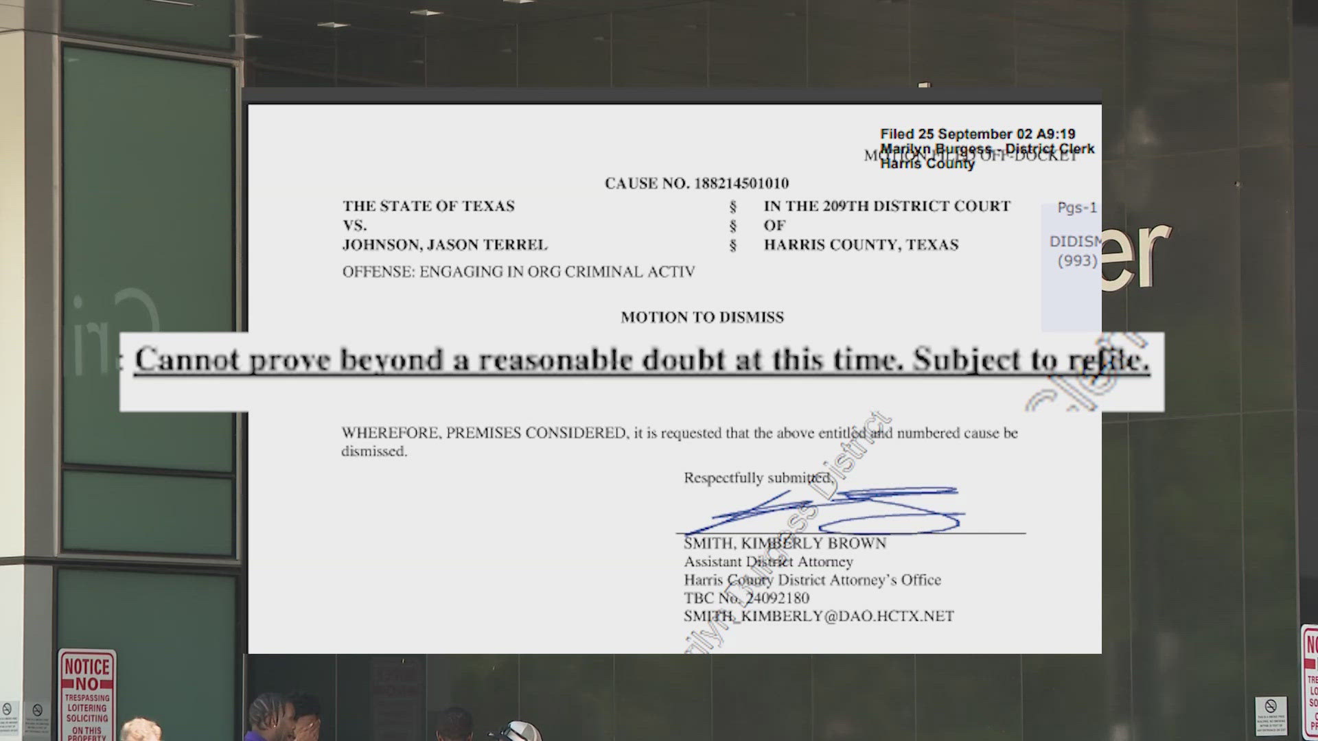 Felony charges against Houston attorney dismissed | khou.com