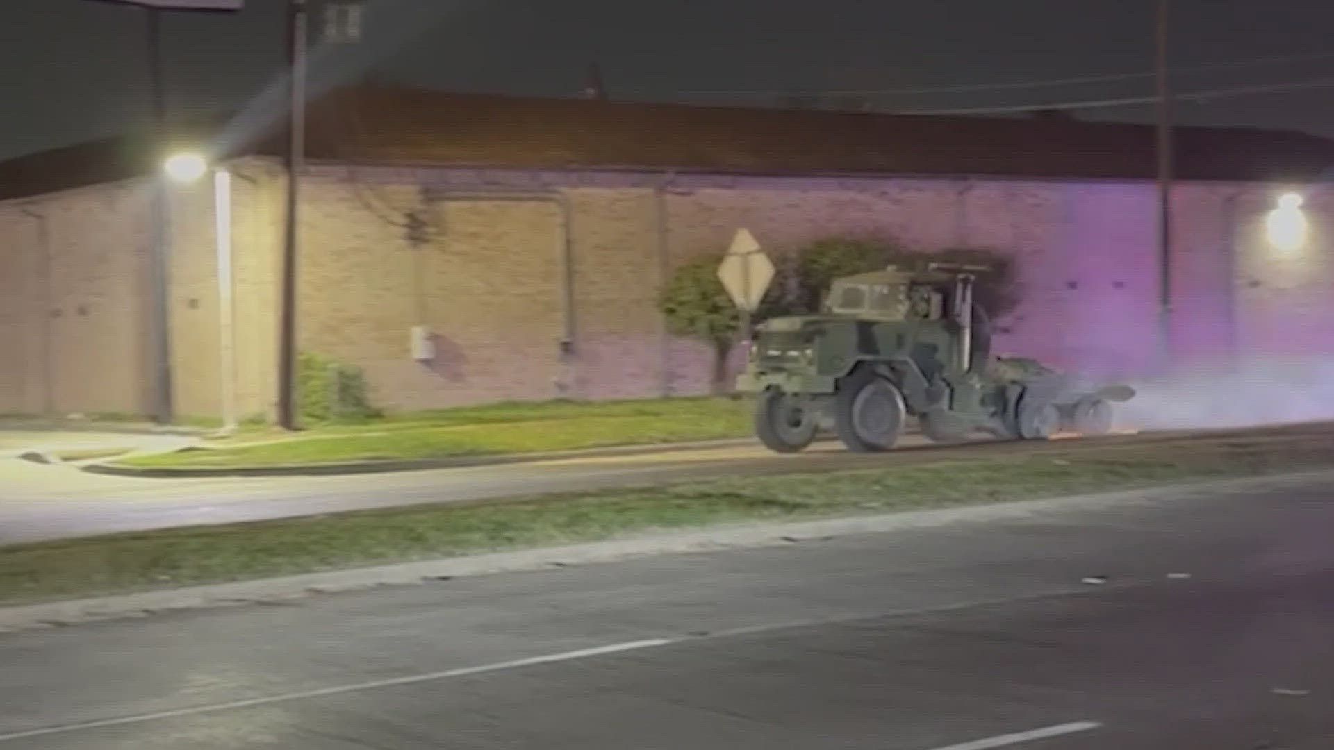 What cell phone video shows from the chase that closed a major Houston ...