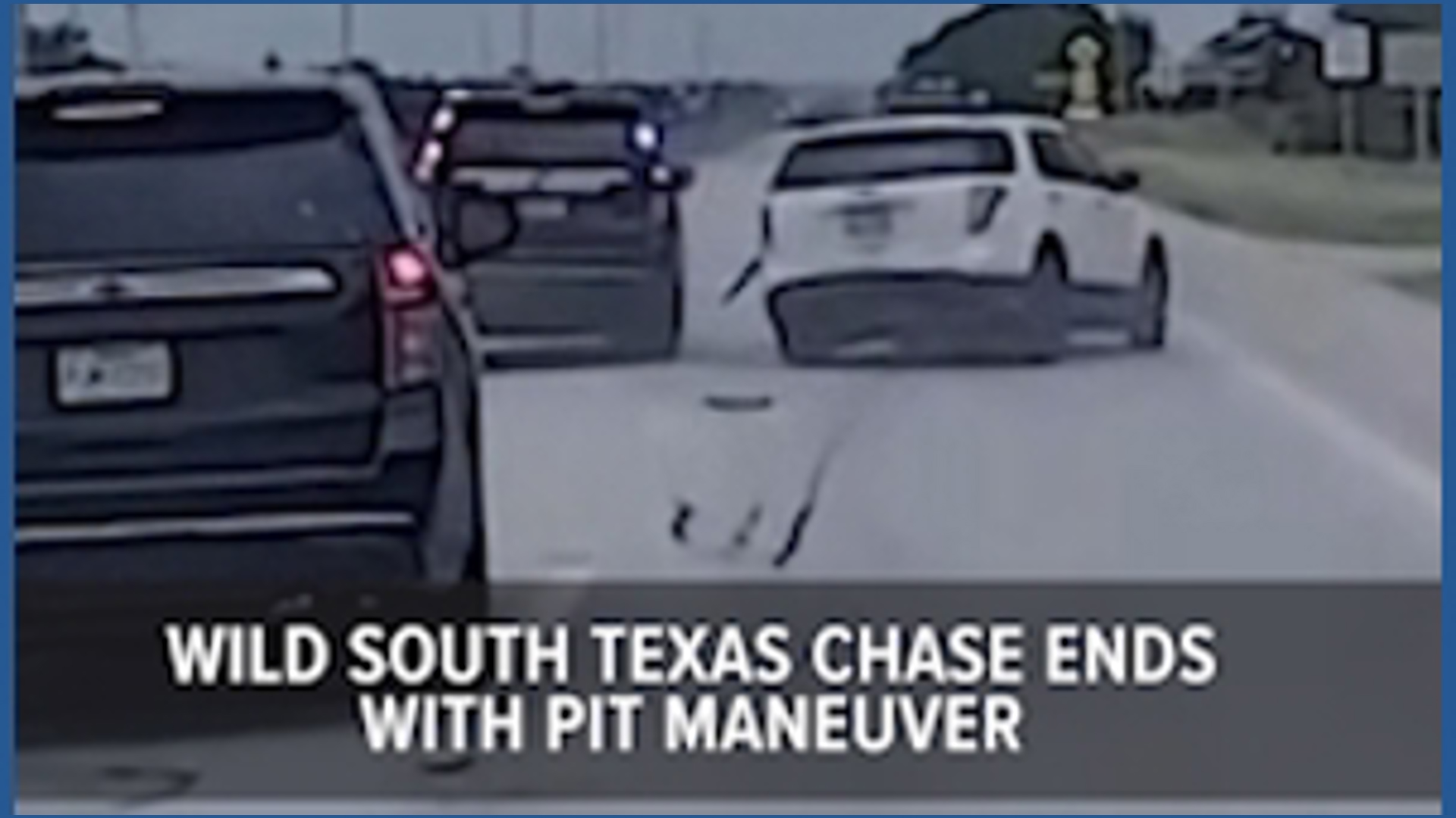 Wild South Texas chase ends with PIT maneuver | khou.com