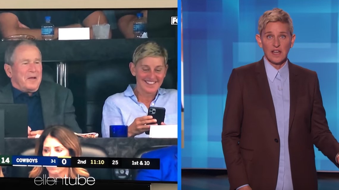 Ellen DeGeneres defends sitting with President George W. Bush | khou.com