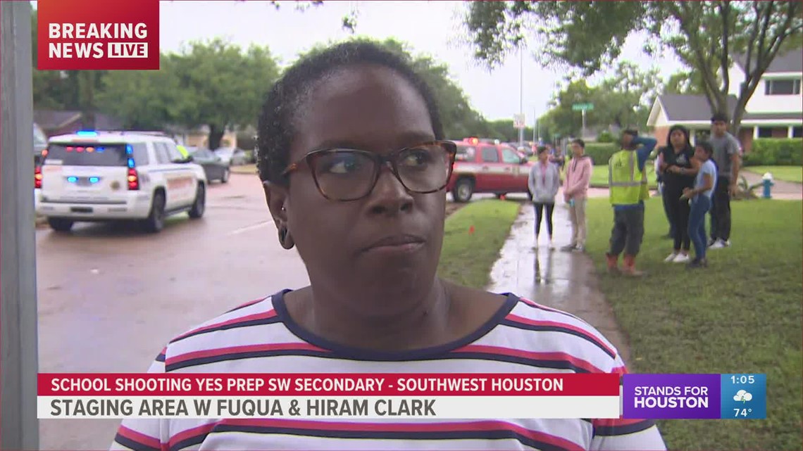 Houston school shooting: Neighbor describes scene outside of YES Prep ...