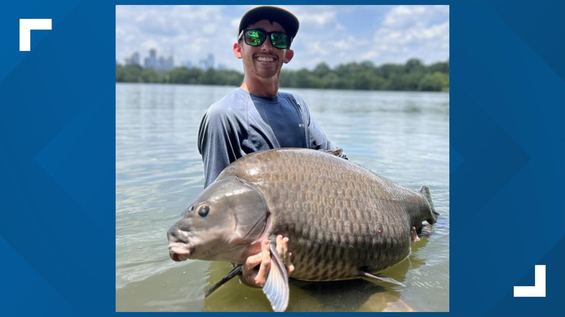 Texas fish record: 71-pound Smallmouth Buffalo caught in Austin | khou.com